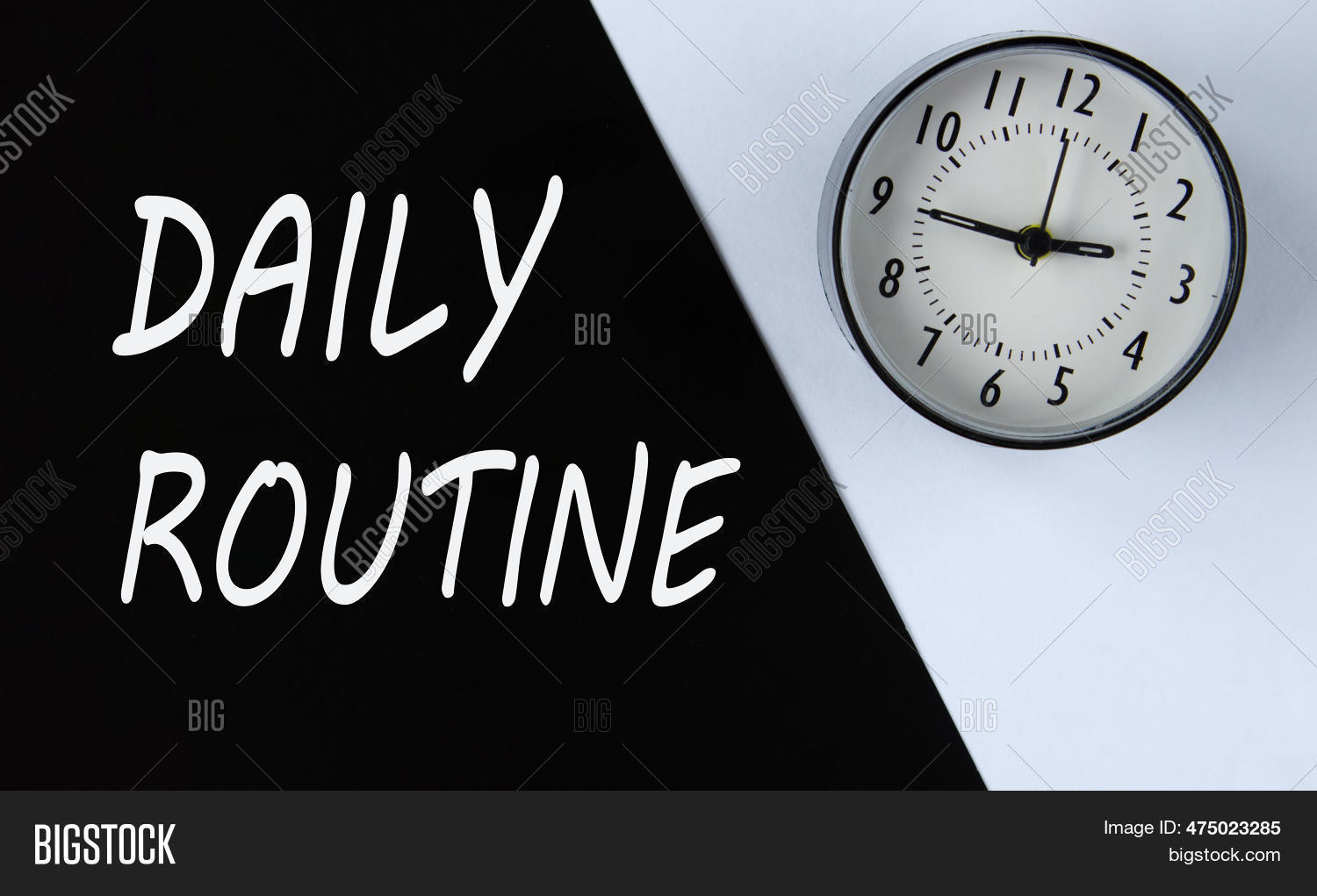 Daily Routine - Words Image & Photo (Free Trial) | Bigstock