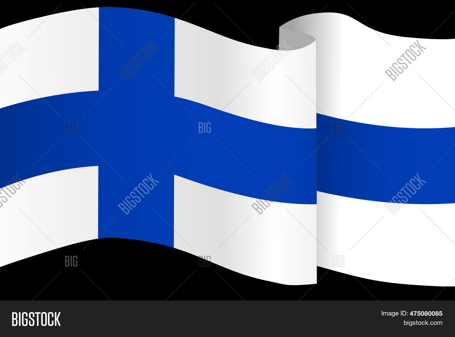 Finland Flag Wave Vector & Photo (Free Trial) | Bigstock