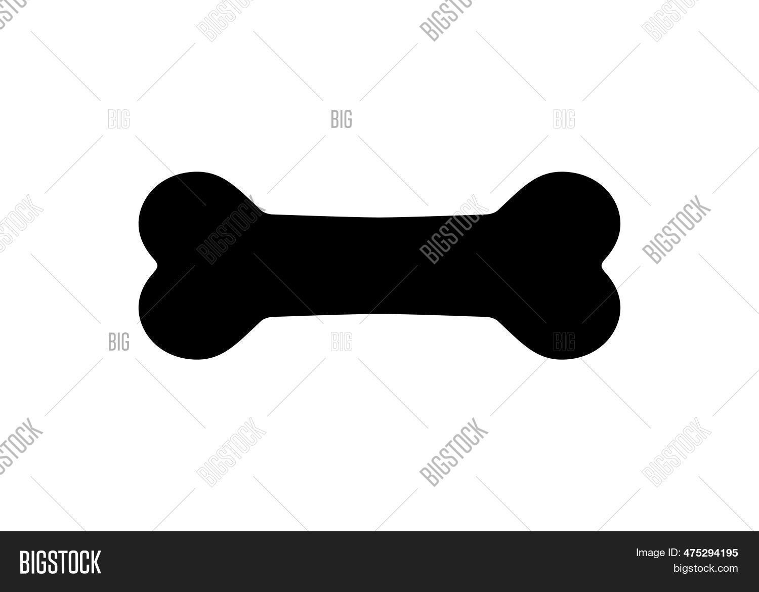 Bone Dog. Icon Symbol Vector & Photo (Free Trial) | Bigstock