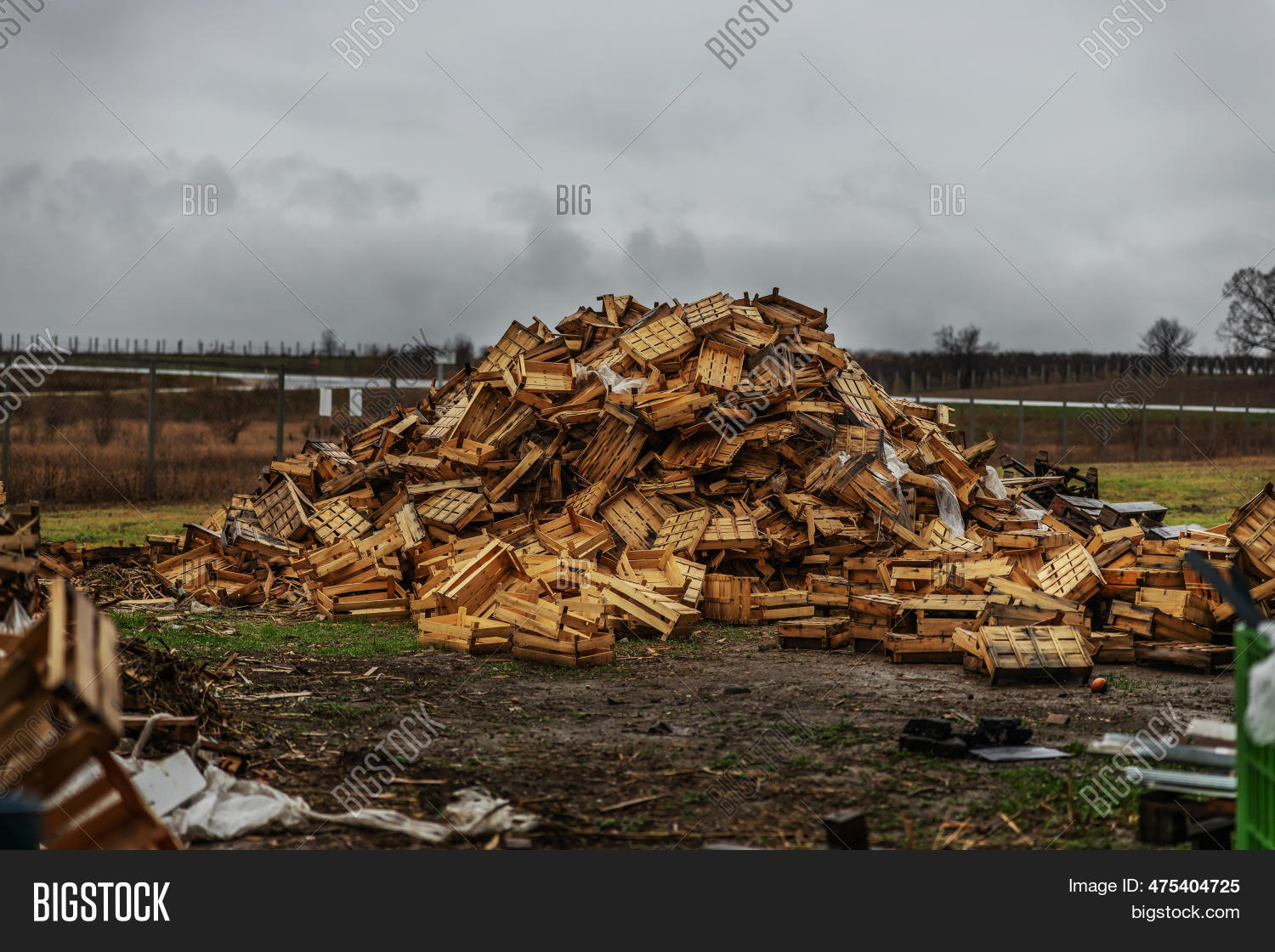 Broken Used Crates On Image & Photo (Free Trial) | Bigstock