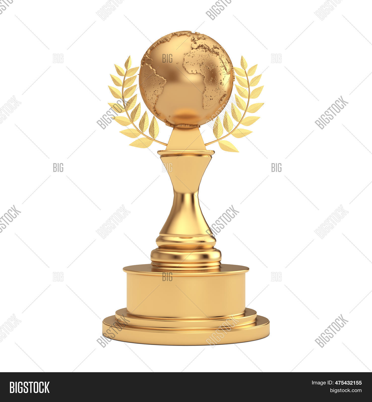 Golden Award Trophy Image & Photo (Free Trial) | Bigstock