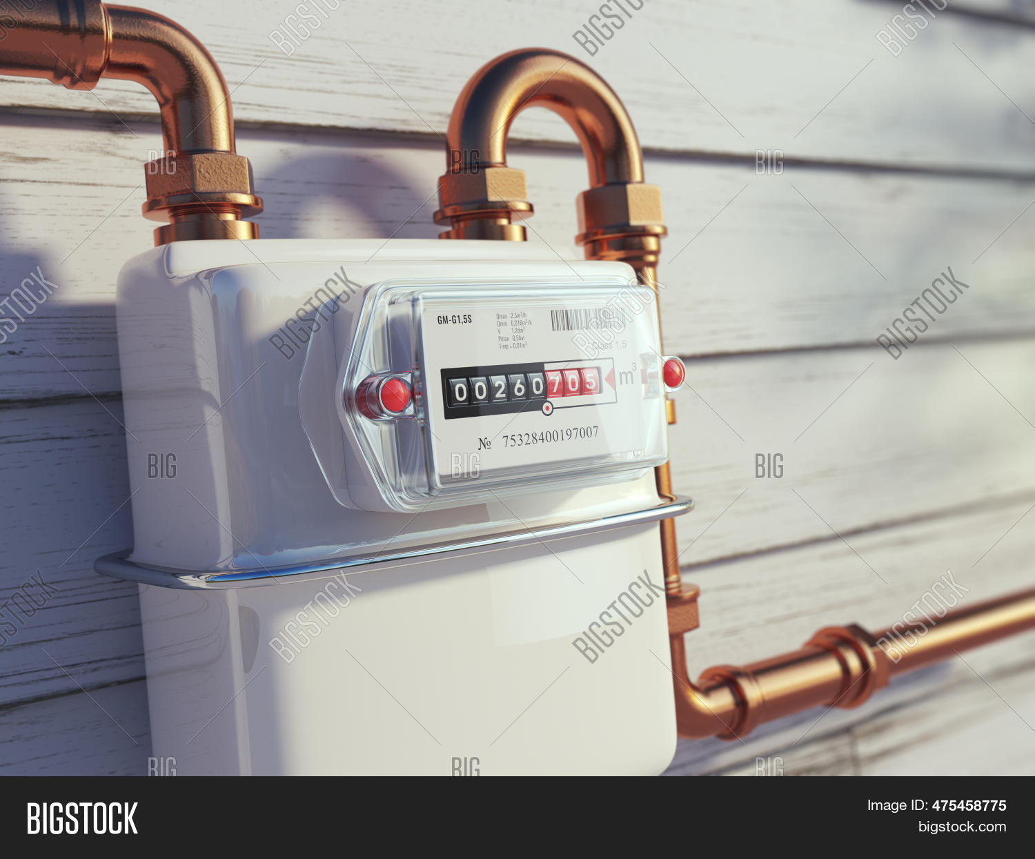 Natural Gas Meter. Image & Photo (Free Trial) | Bigstock