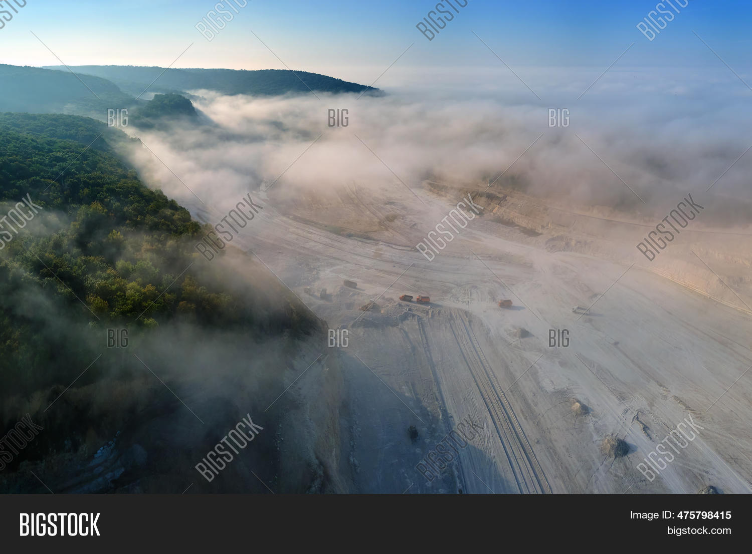 Aerial View Open Pit Image & Photo (Free Trial) | Bigstock