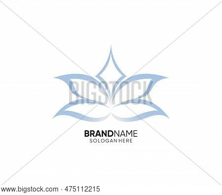 Simple Lotus Logo Vector & Photo (Free Trial) | Bigstock