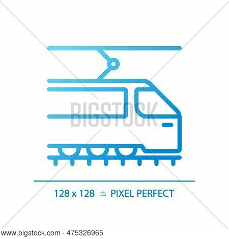 Tram Pixel Perfect Vector & Photo (Free Trial) | Bigstock