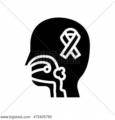 Oral Cancer Glyph Vector & Photo (Free Trial) | Bigstock