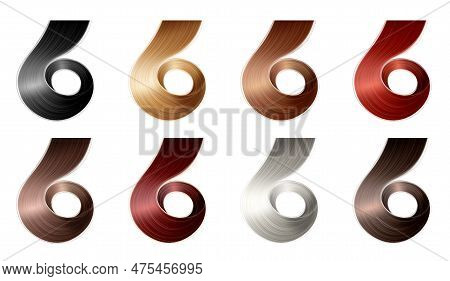 Realistic Hair Color Vector & Photo (Free Trial) | Bigstock