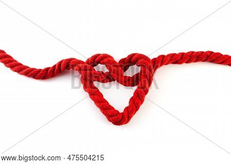 Red Rope Heart Shaped Image & Photo (Free Trial) | Bigstock