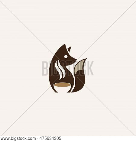 Fox Coffee Cup Vector Vector & Photo (Free Trial) | Bigstock