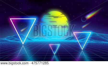 Retro 3d Illustration Vector & Photo (Free Trial) | Bigstock