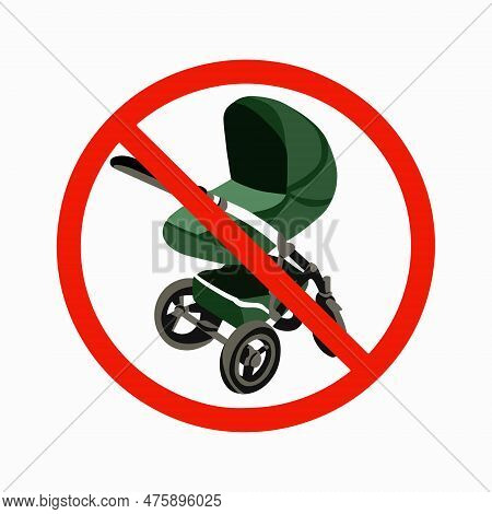 No Entry Strollers Vector & Photo (Free Trial) | Bigstock