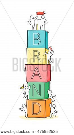 Cartoon People Build Vector & Photo (Free Trial) | Bigstock