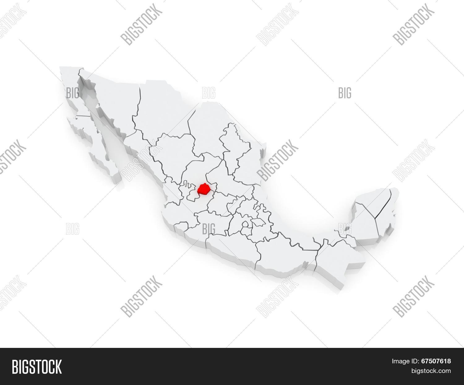 Map Aguascalientes. Image & Photo (Free Trial) | Bigstock