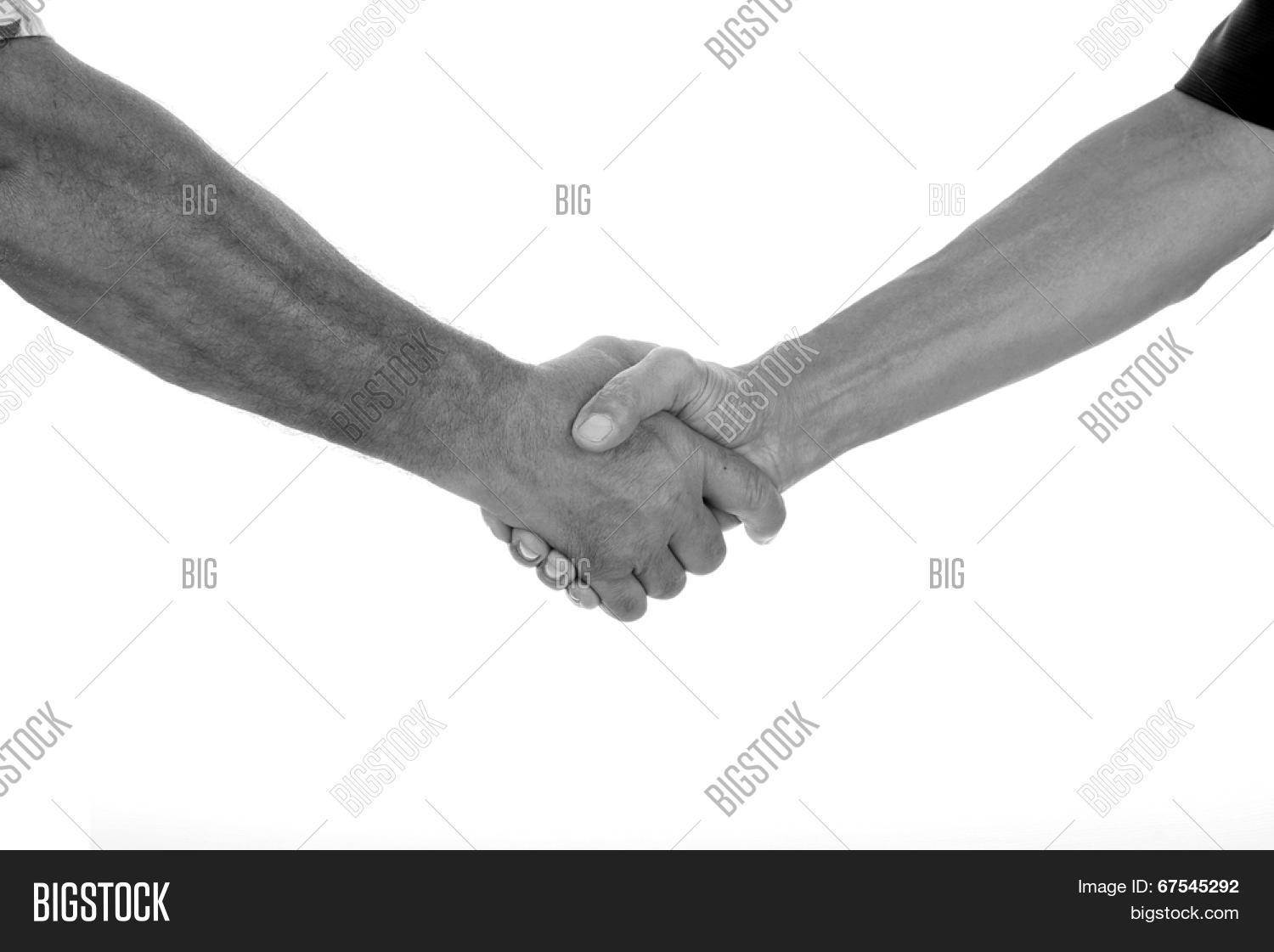 Hand Shake. Two Men Image & Photo (Free Trial) | Bigstock