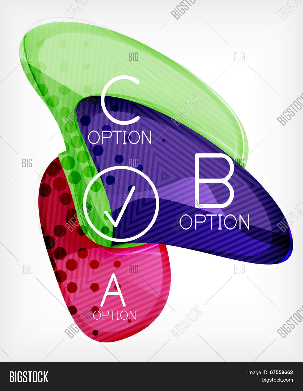 Option Infographic Vector & Photo (Free Trial) | Bigstock