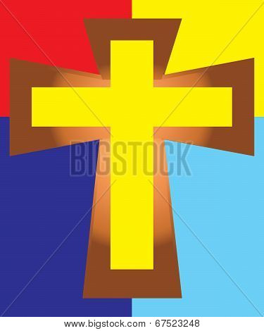 Yellow Jesus Cross On Vector & Photo (Free Trial) | Bigstock