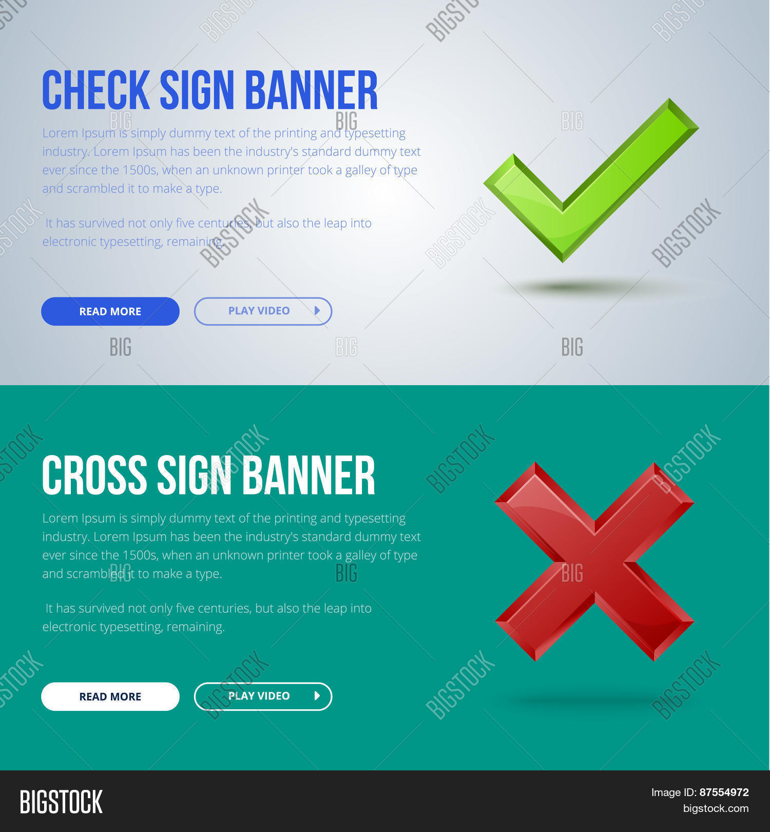 Vector Banner Vector & Photo (Free Trial) | Bigstock