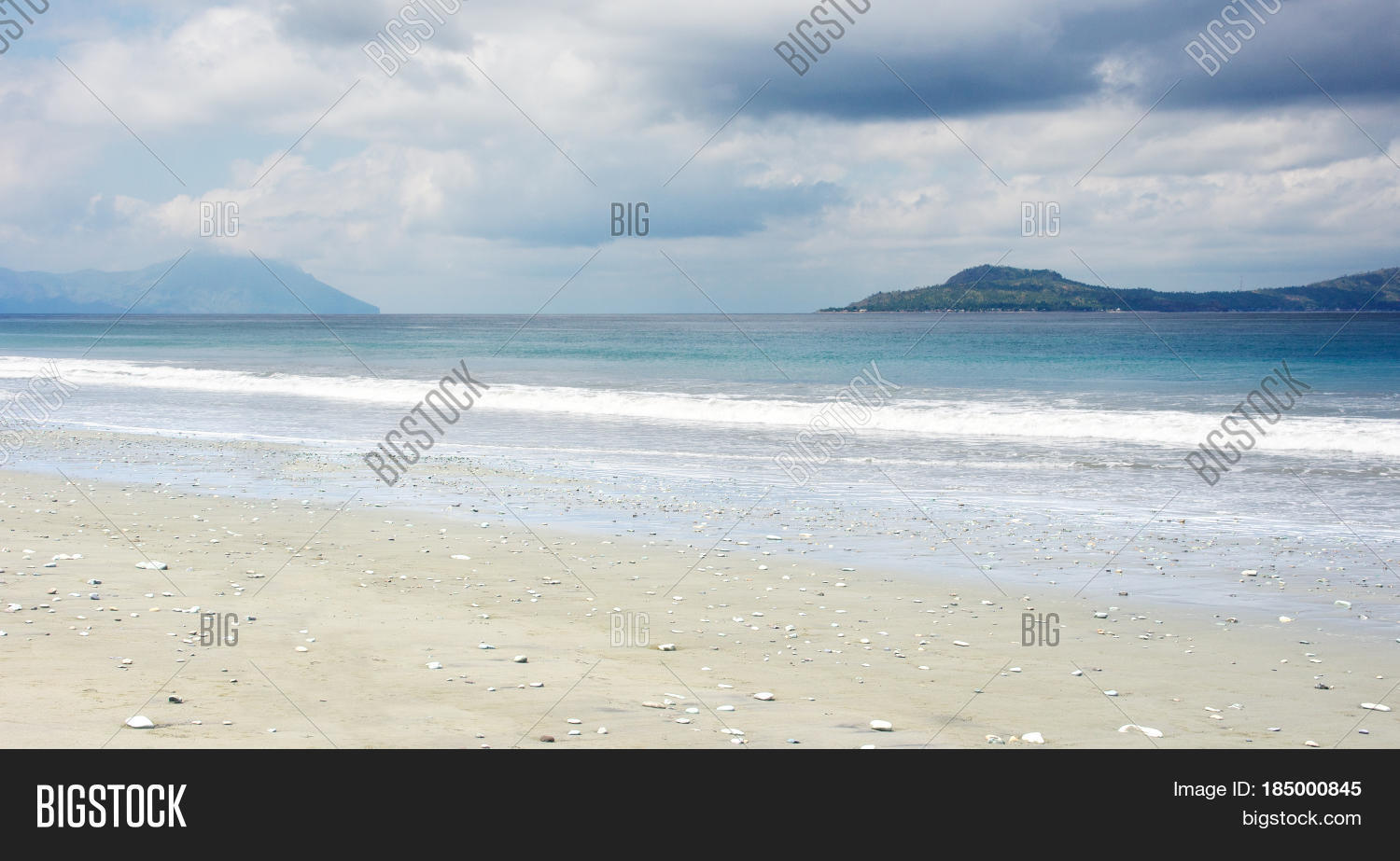 Empty White Sand Beach Image & Photo (Free Trial) | Bigstock