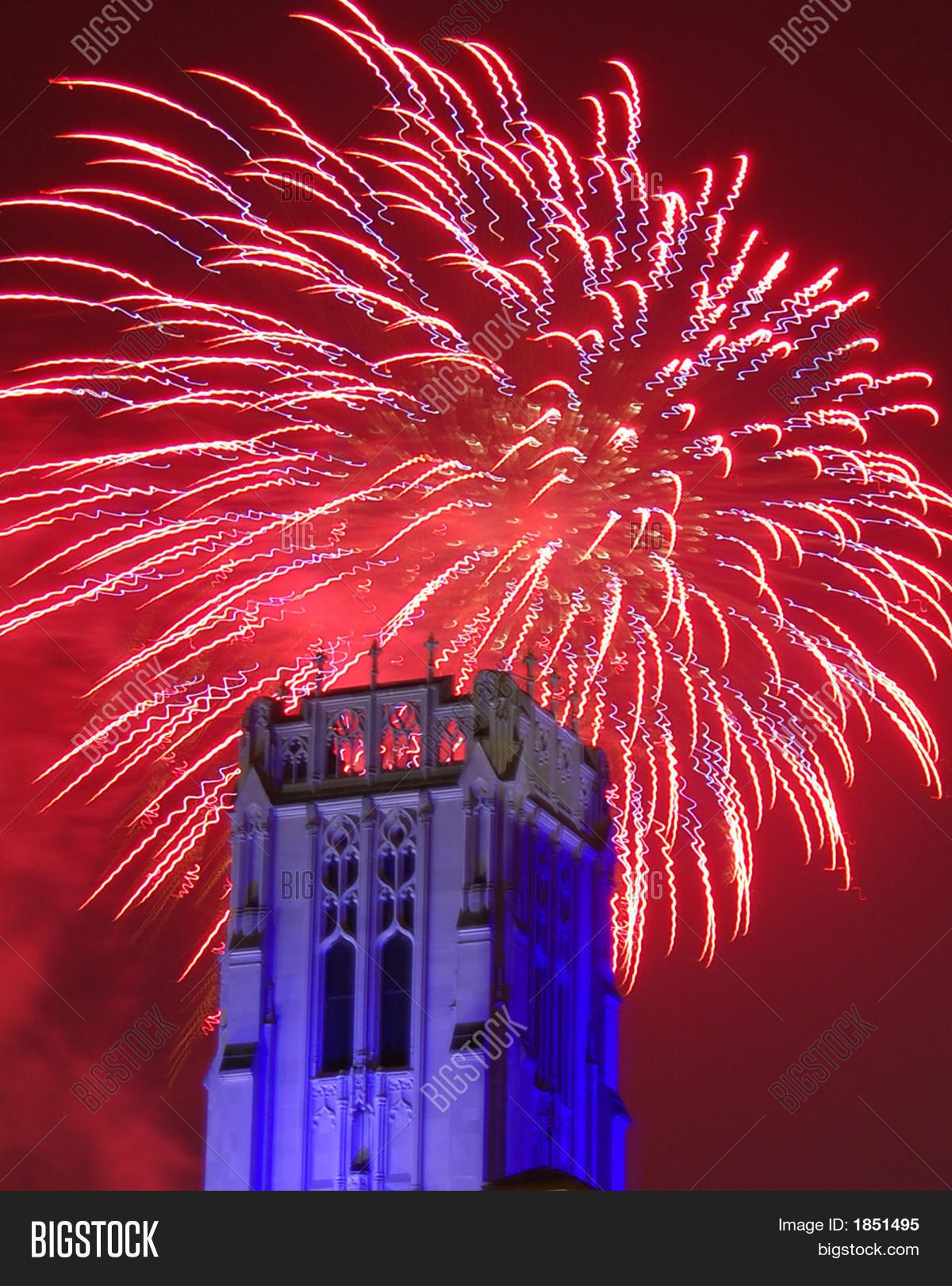 Fireworks Explode Over Image & Photo (Free Trial) | Bigstock