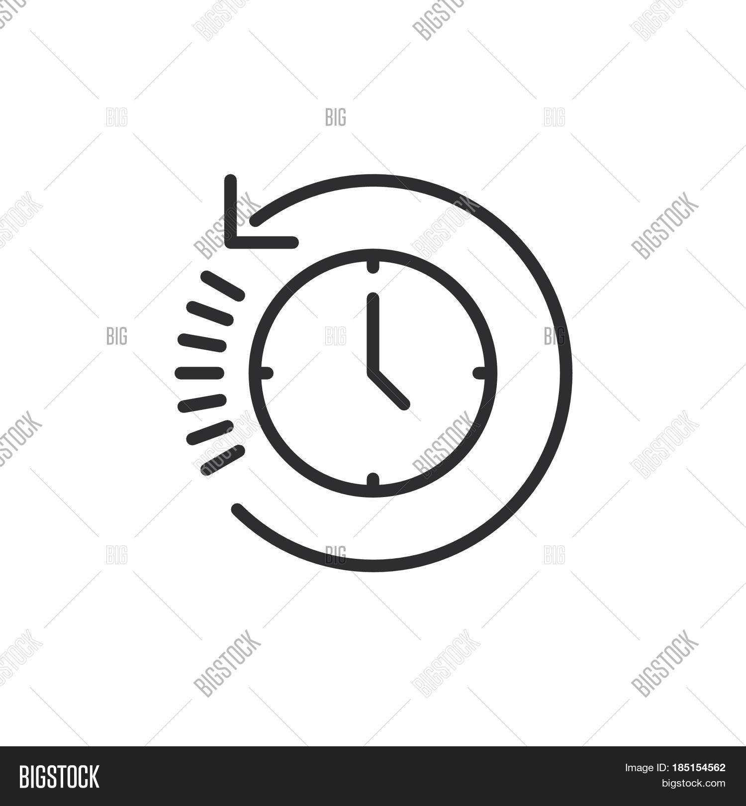 Clock Arrow Around Vector & Photo (Free Trial) | Bigstock