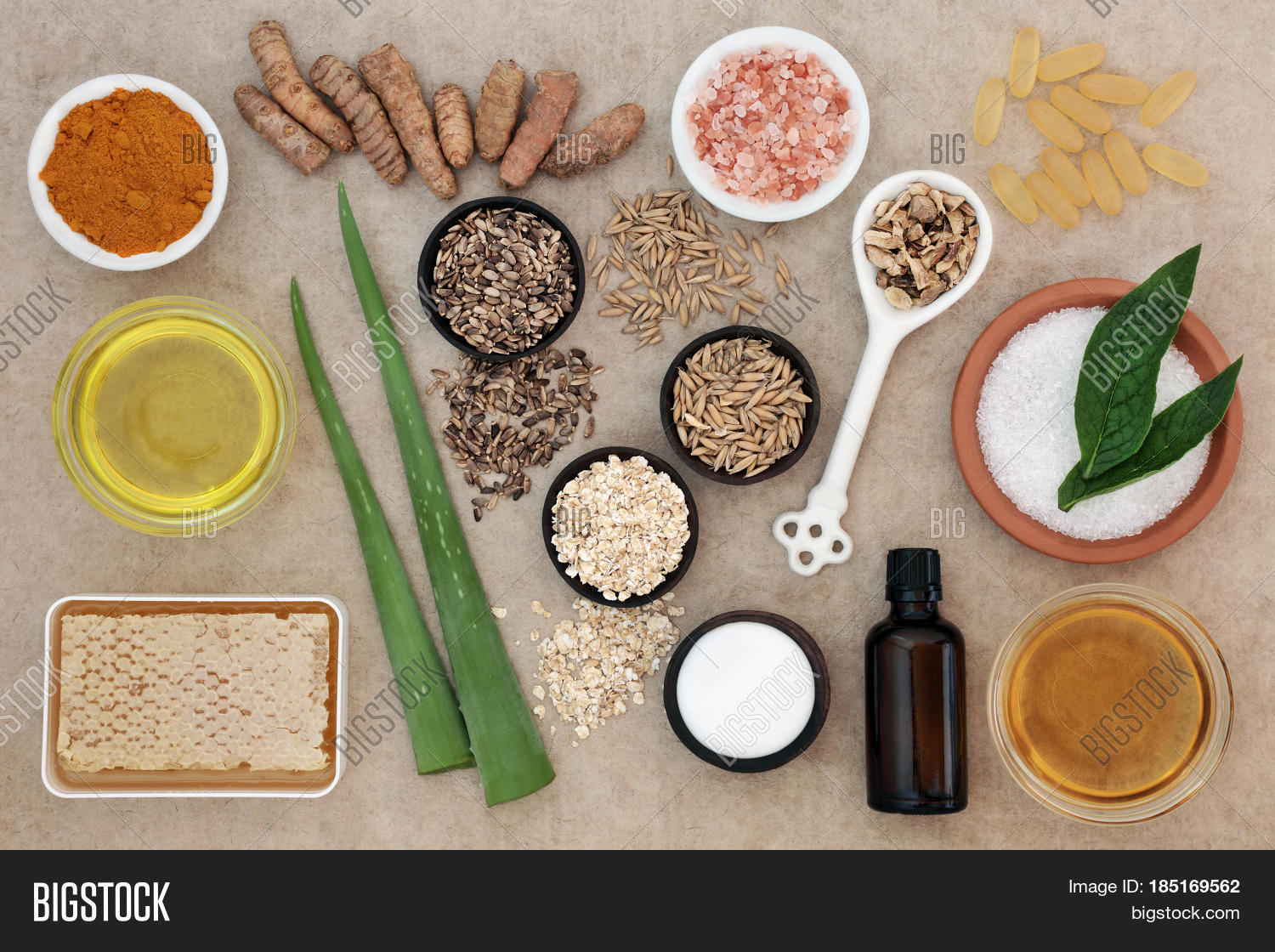 Natural Ingredients Image & Photo (Free Trial) | Bigstock