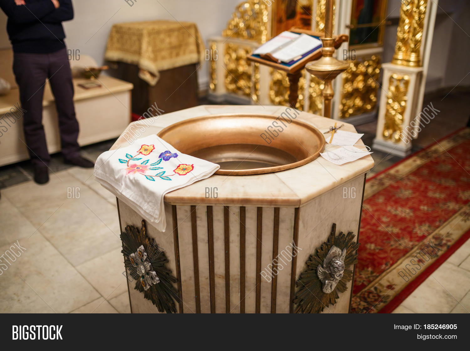 Stone Bowl Baptism Image & Photo (Free Trial) | Bigstock