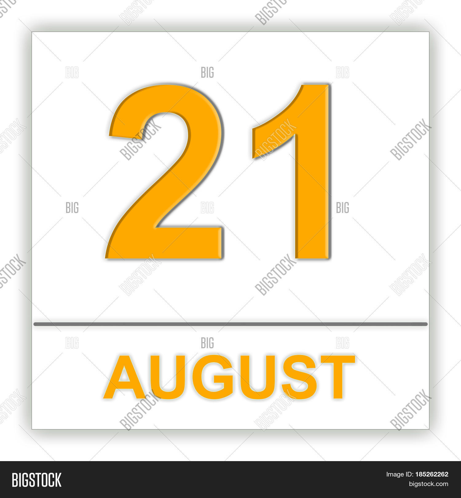 August 21. Day On Image & Photo (Free Trial) | Bigstock