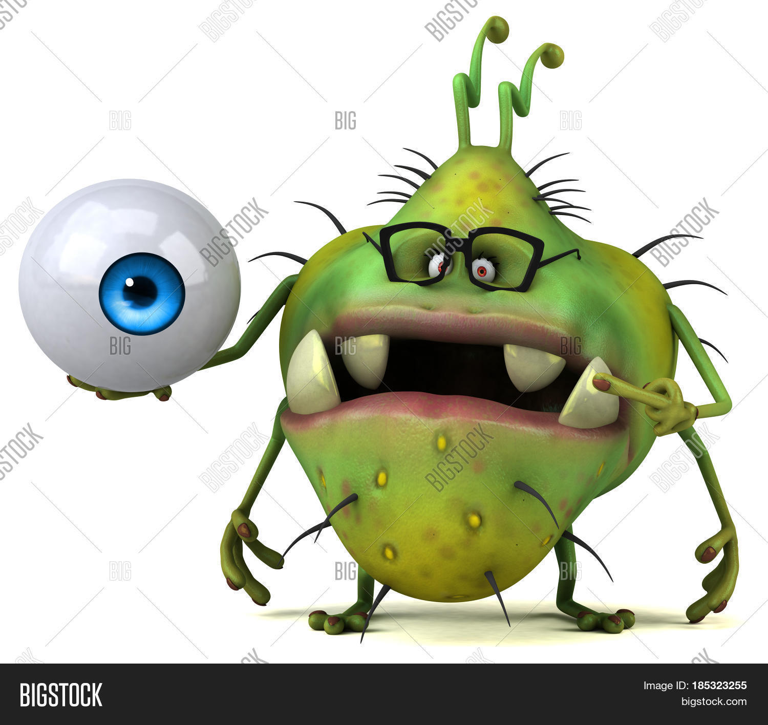 Fun Germ - 3D Image & Photo (Free Trial) | Bigstock