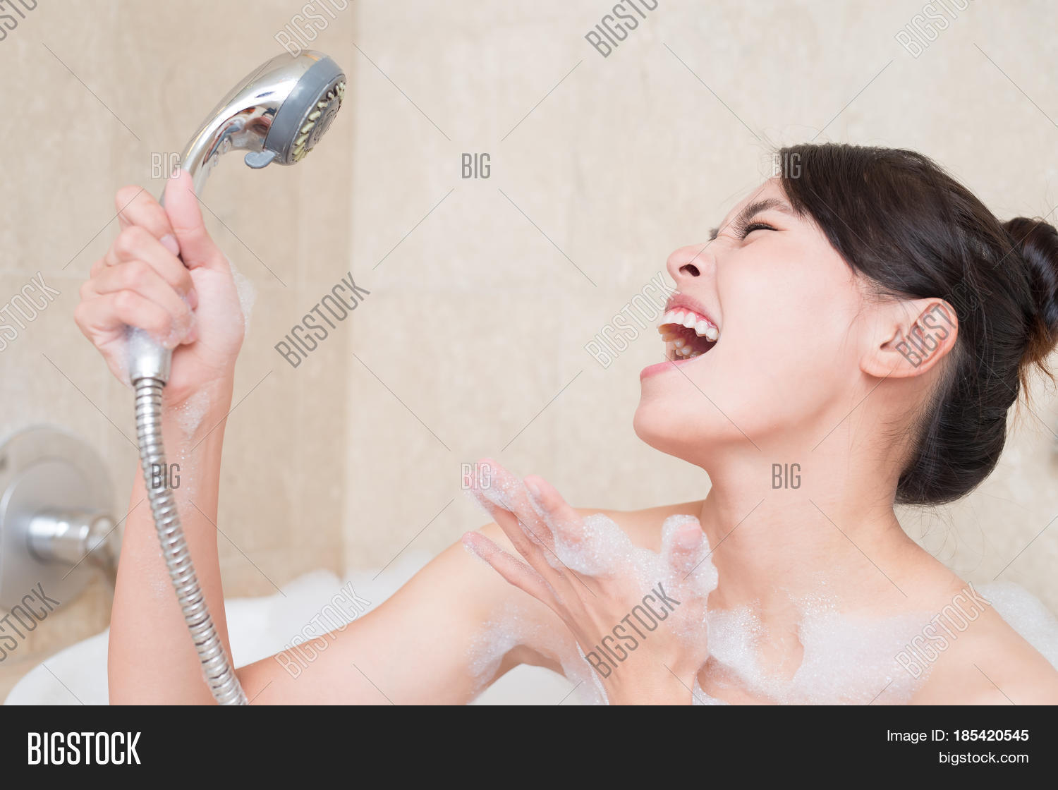 Beauty Woman Take Bath Image & Photo (Free Trial) | Bigstock