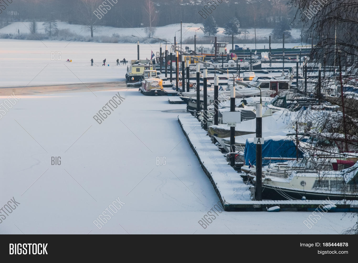 Frozen Harbor Port Image & Photo (Free Trial) | Bigstock