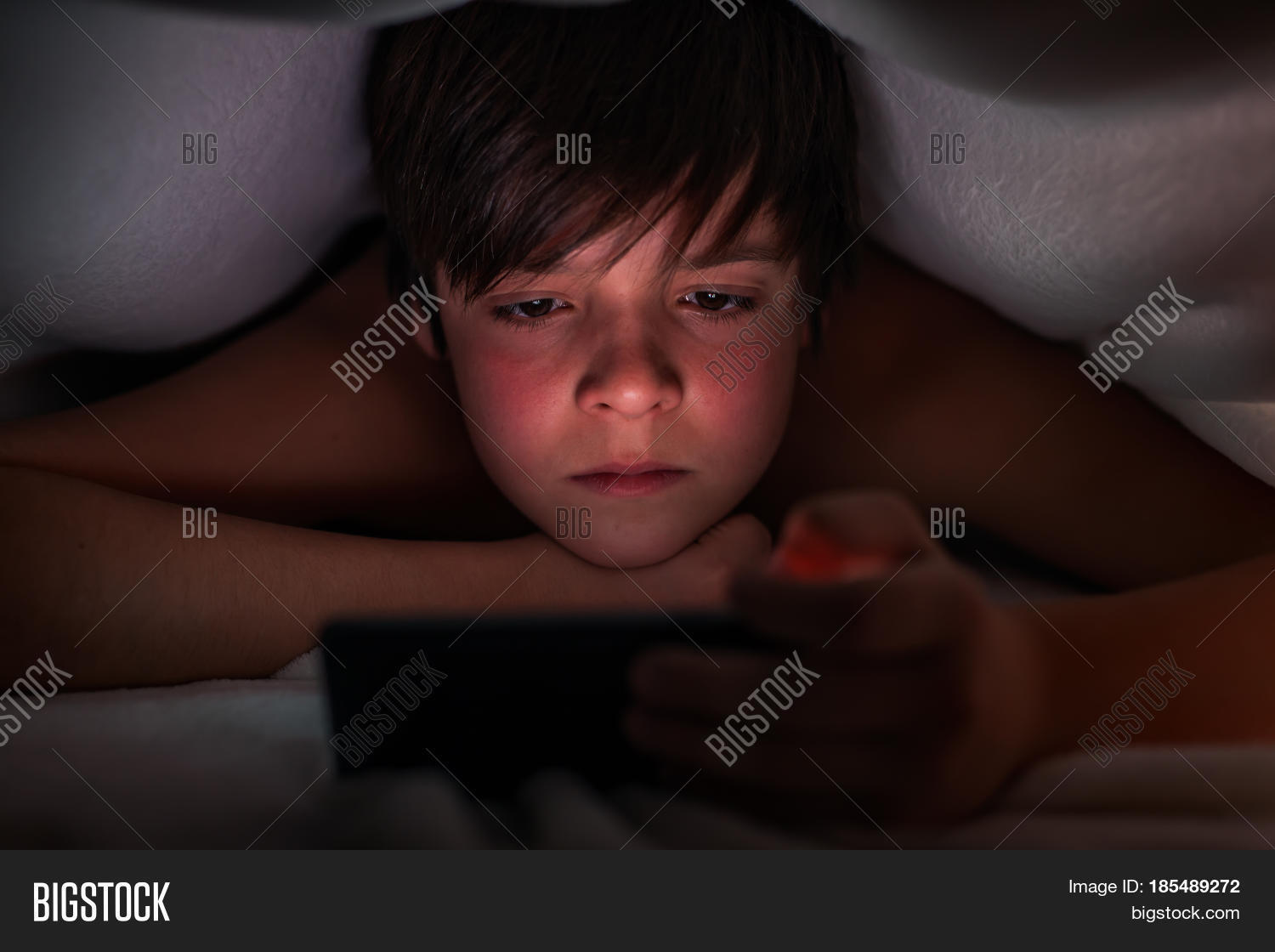 Young Boy Hiding Under Image & Photo (Free Trial) | Bigstock