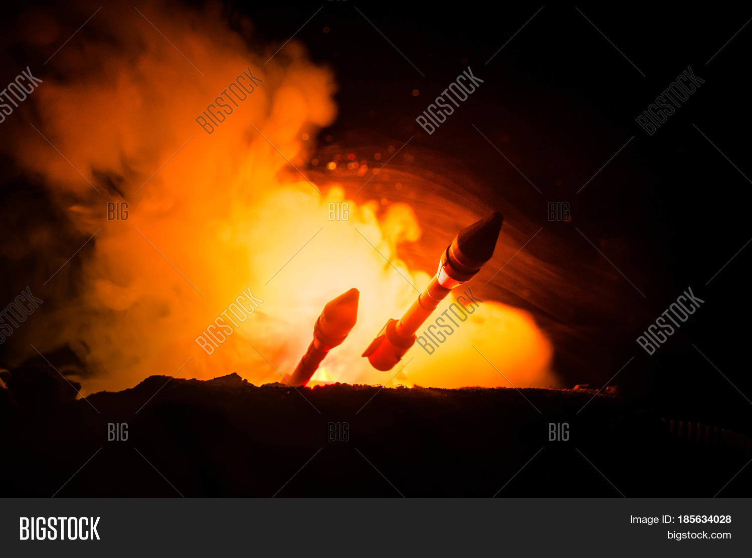 Rocket Launch Fire Image & Photo (Free Trial) | Bigstock