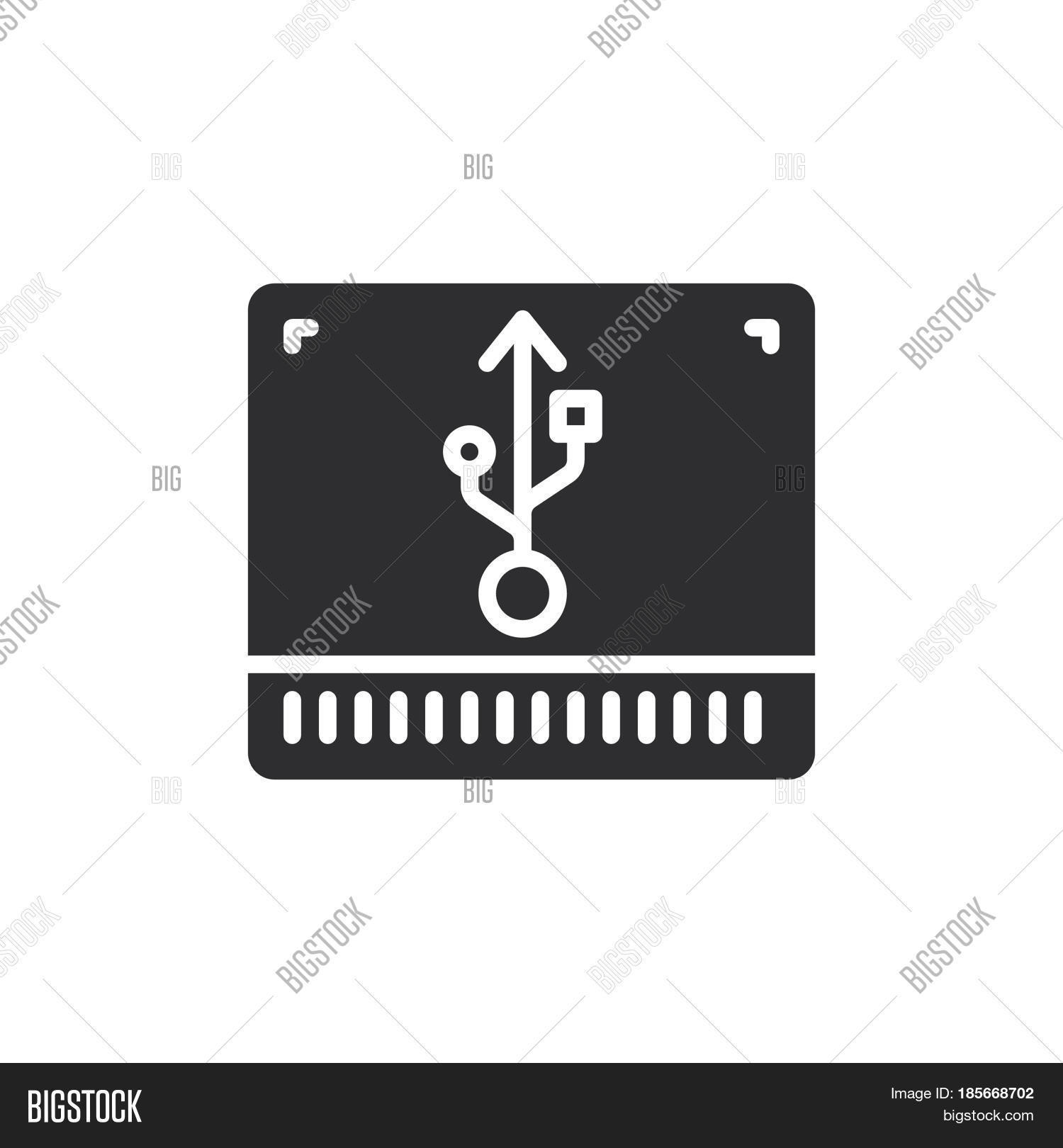 Usb Hub Icon Vector Vector & Photo (Free Trial) | Bigstock