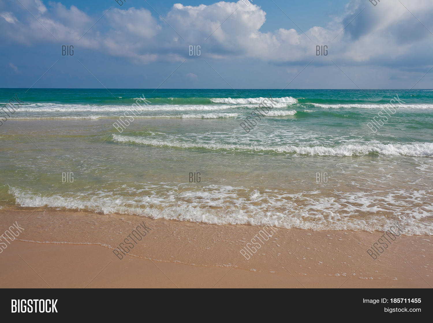 Empty Sea Beach Image & Photo (Free Trial) | Bigstock