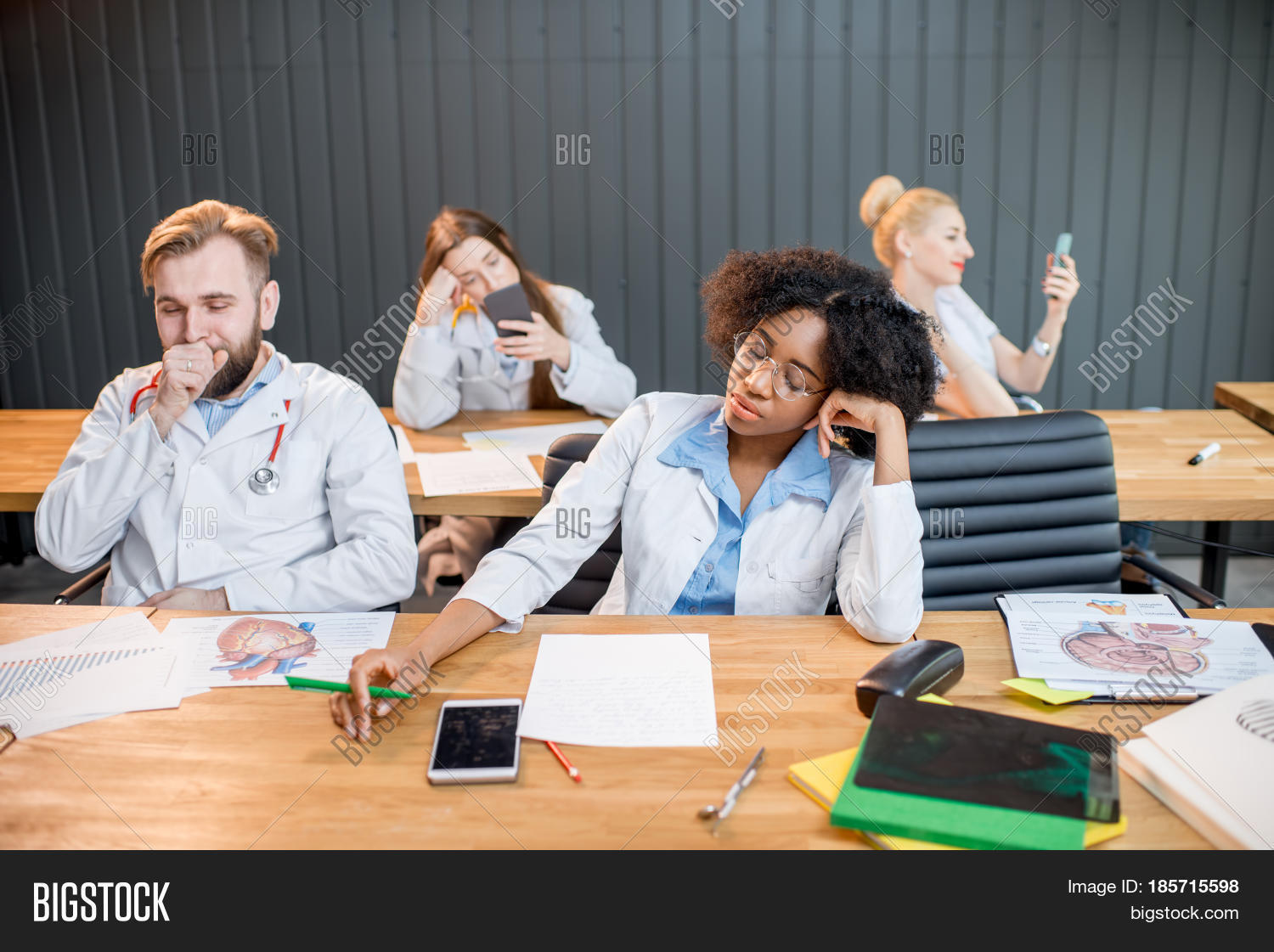 Tired Medical Students Image & Photo (Free Trial) | Bigstock