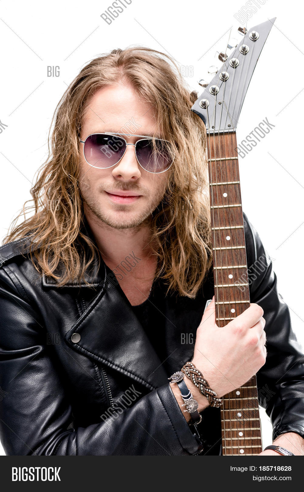 Handsome Rocker Posing Image & Photo (Free Trial) | Bigstock