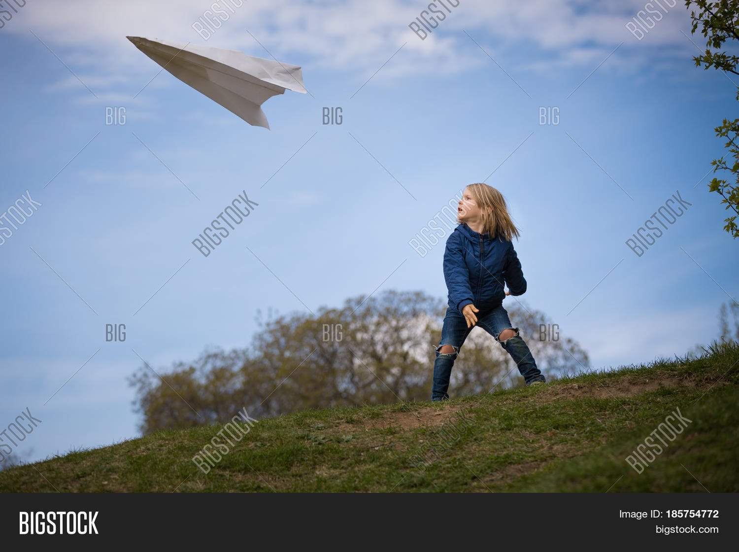 Cute Kid Boy Launching Image & Photo (Free Trial) | Bigstock