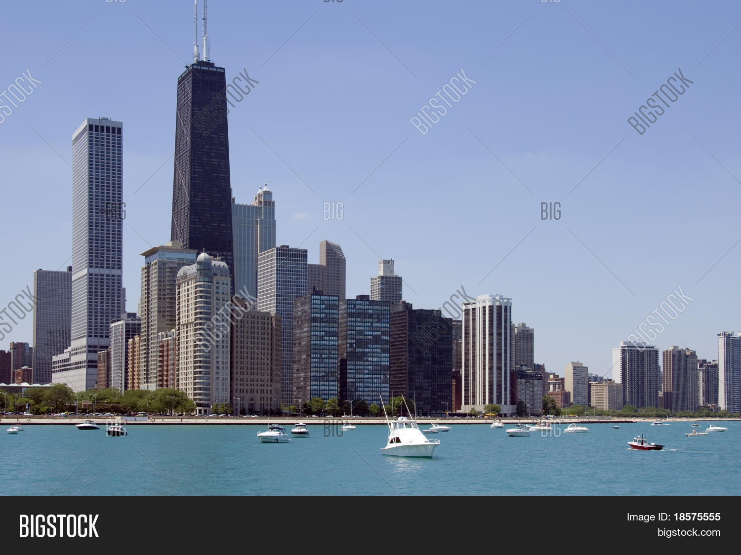 Chicago Skyline Seen Image & Photo (Free Trial) | Bigstock