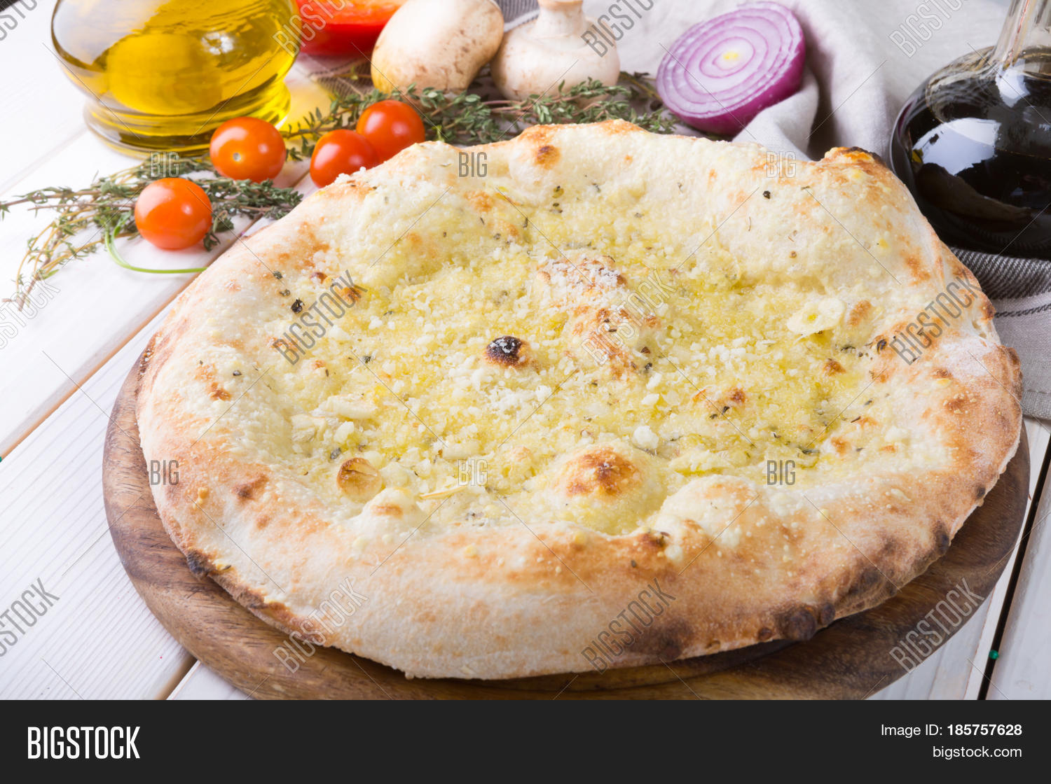 Italian Flat Bread Image & Photo (Free Trial) | Bigstock