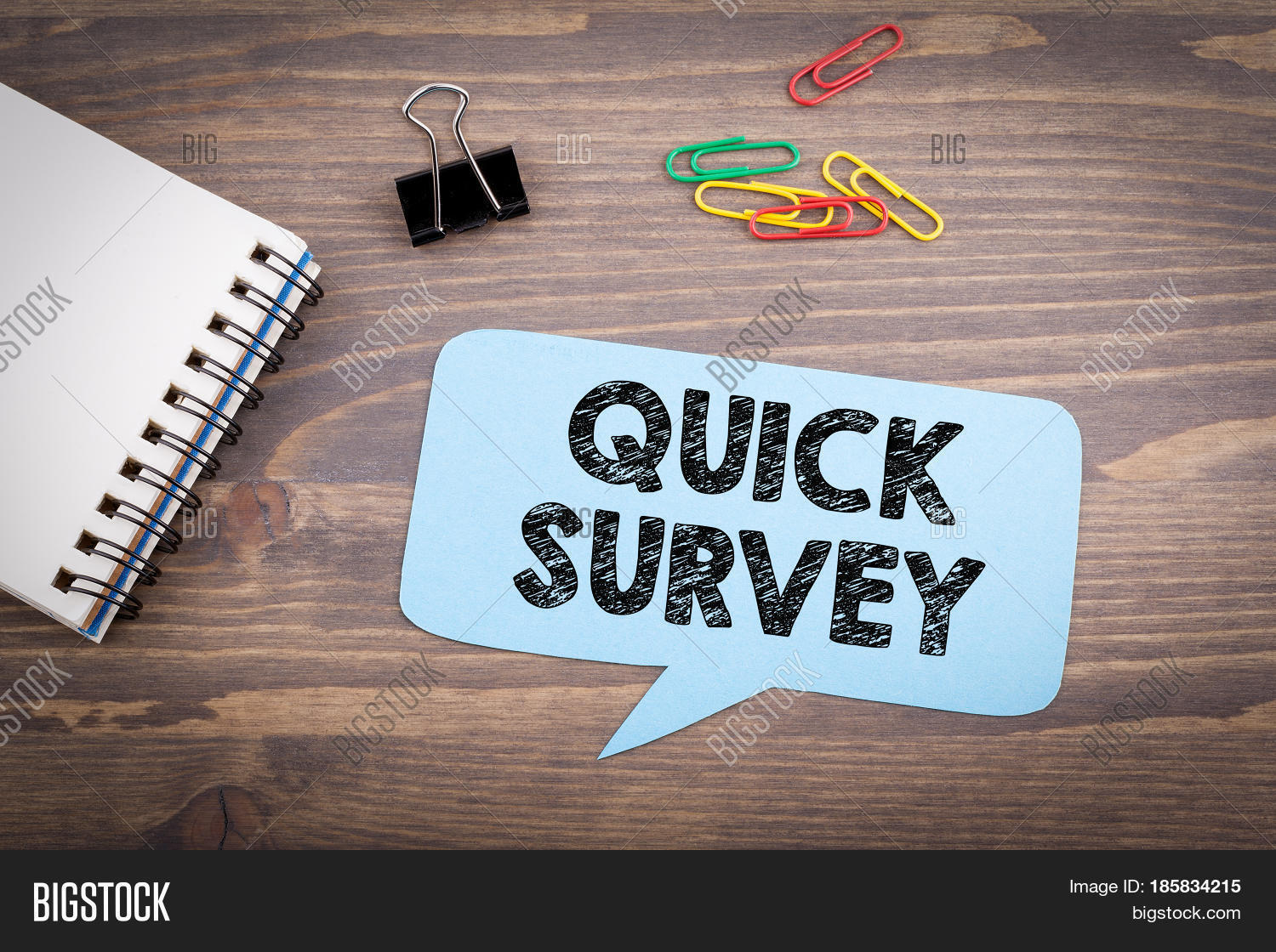 Quick Survey. Speech Image & Photo (Free Trial) | Bigstock