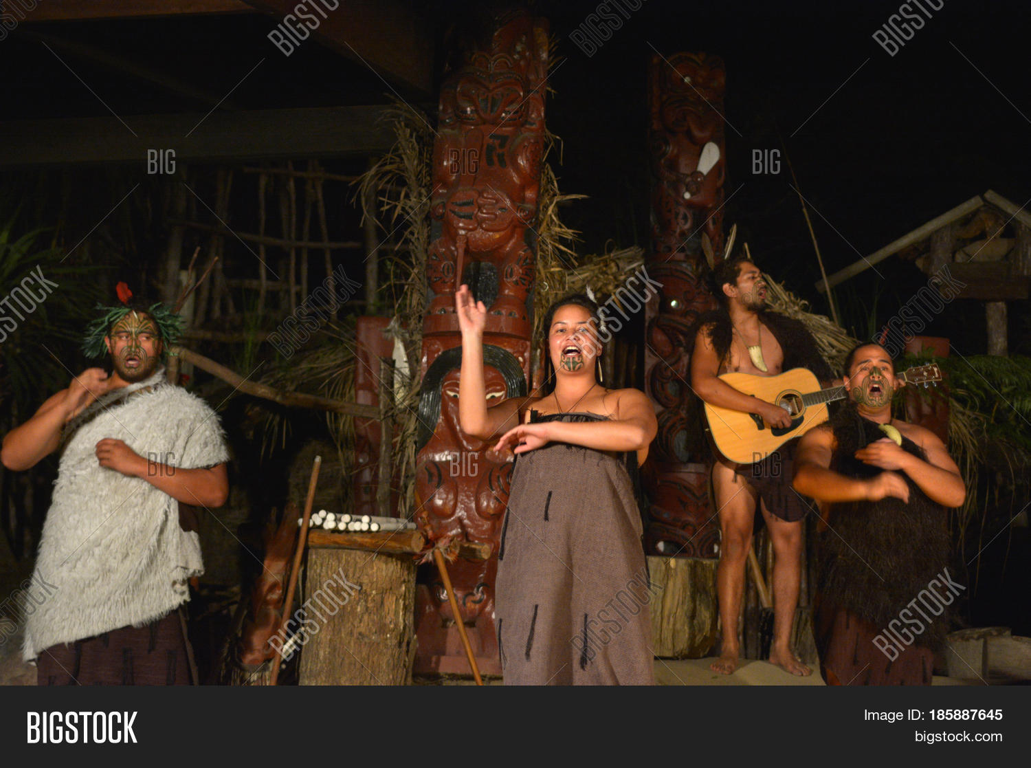 Maori People Sing Image & Photo (Free Trial) | Bigstock