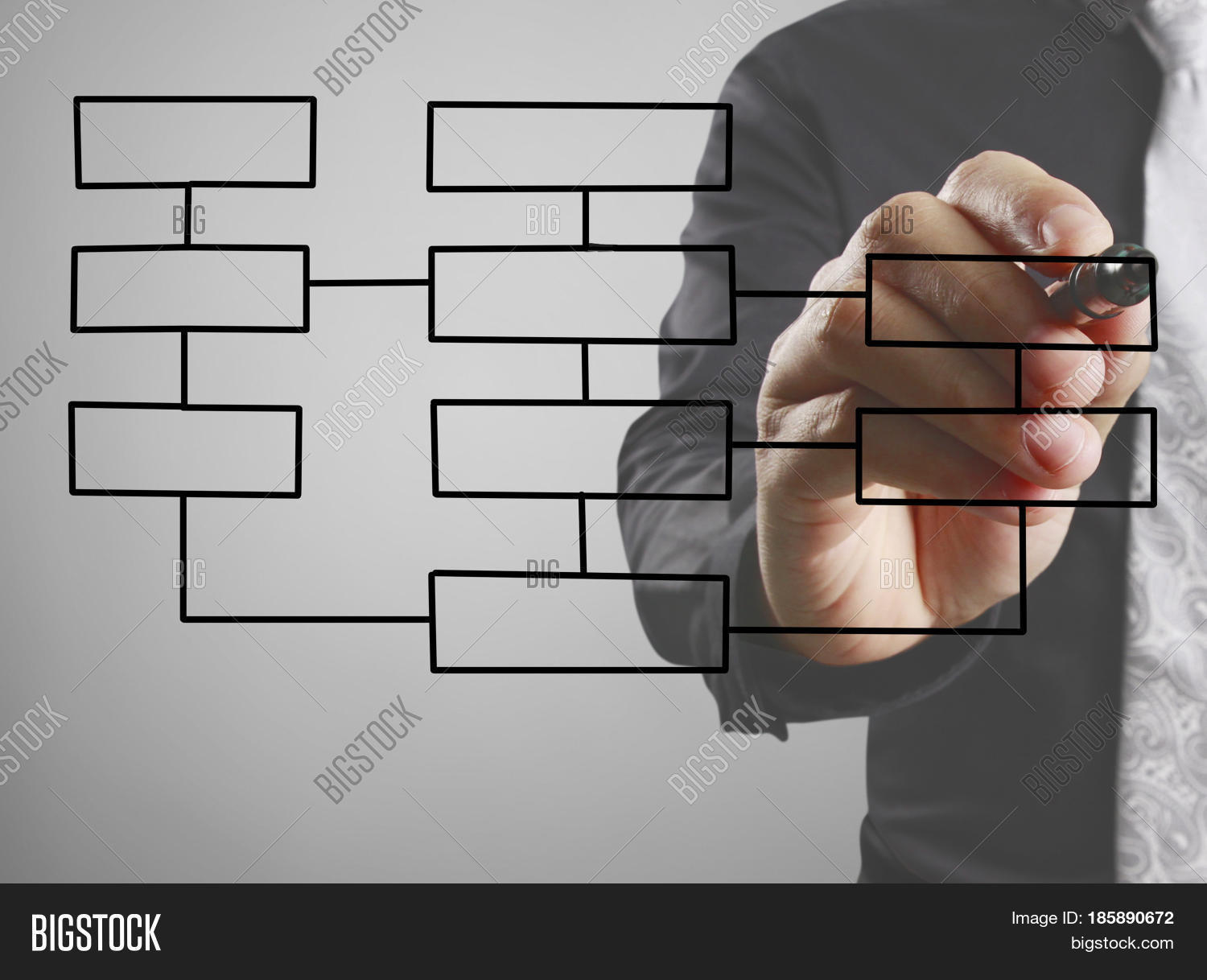 Hand Drawing Chart On Image & Photo (Free Trial) | Bigstock