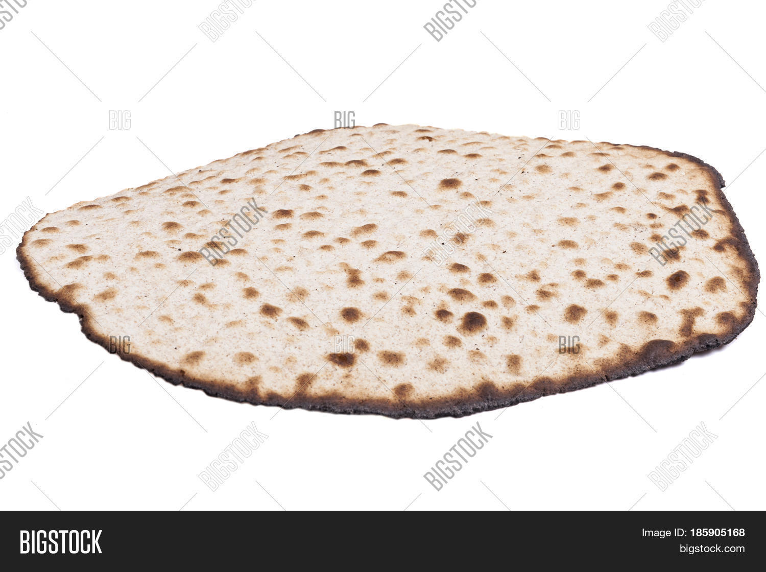 Round Matza Isolated Image & Photo (Free Trial) | Bigstock