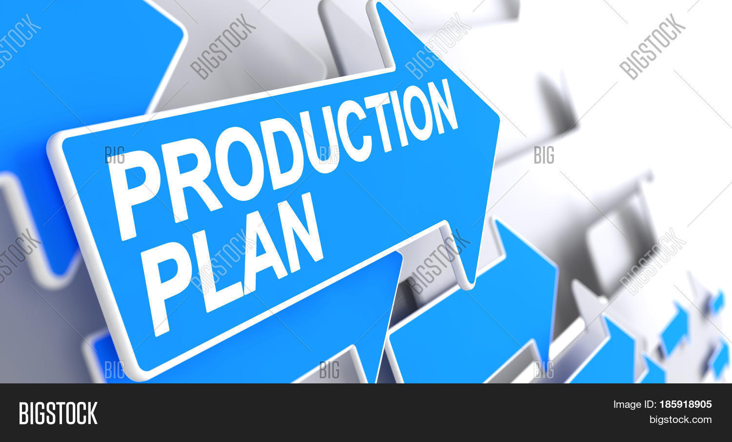Production Plan - Blue Image & Photo (Free Trial) | Bigstock