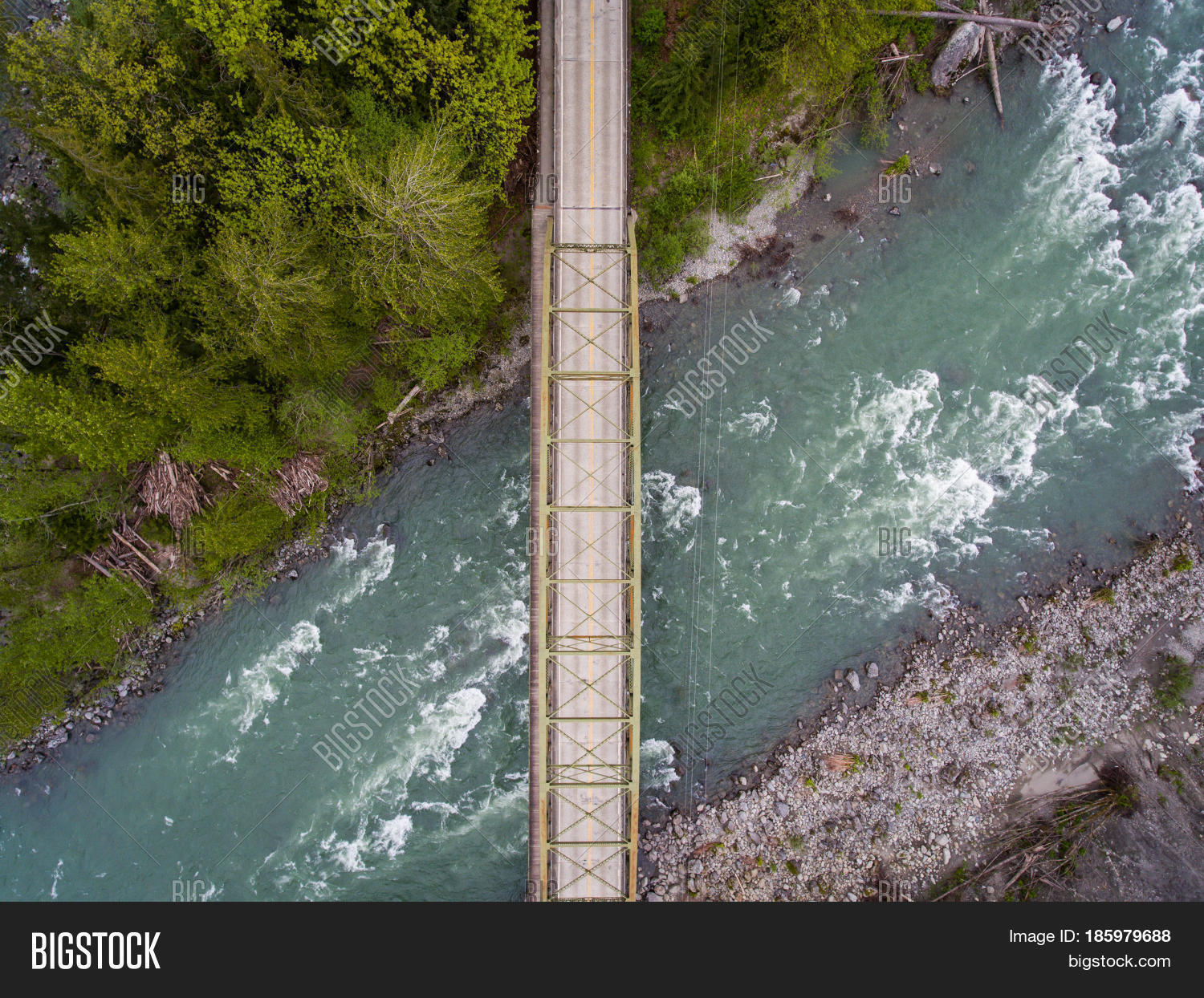 Aerial View Bridge Image & Photo (Free Trial) | Bigstock