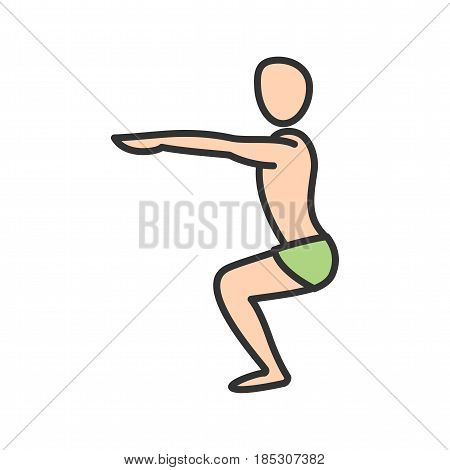 Pose, Chair, Yoga Vector & Photo (Free Trial) | Bigstock