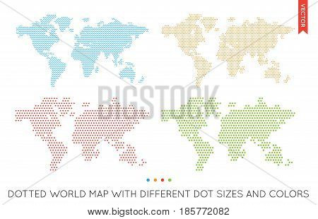 Vector Flat World Map Vector & Photo (Free Trial) | Bigstock
