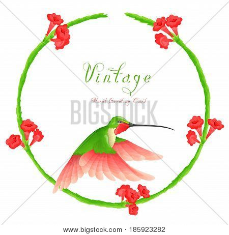 Floral Greeting Card Vector & Photo (Free Trial) | Bigstock
