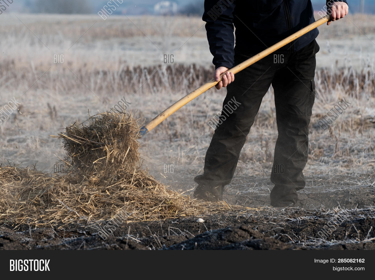 Man Working On Field Image & Photo (Free Trial) | Bigstock