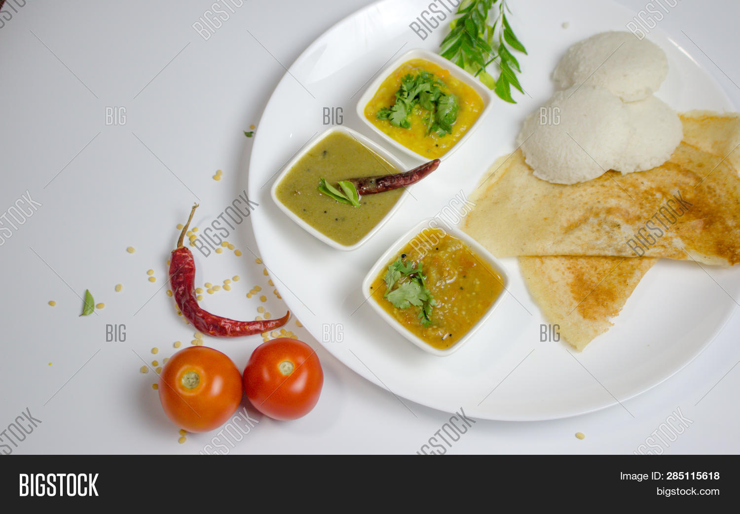 Dosa, Idli Sambar, Image & Photo (Free Trial) | Bigstock